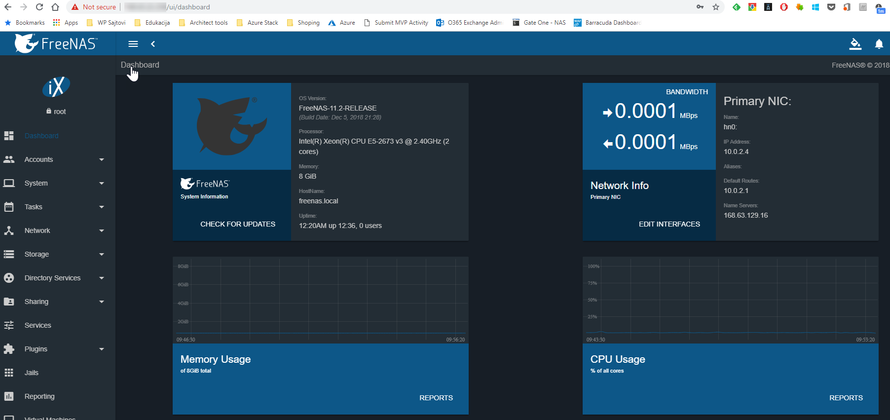 Running FreeNAS on Azure – Architecting the future